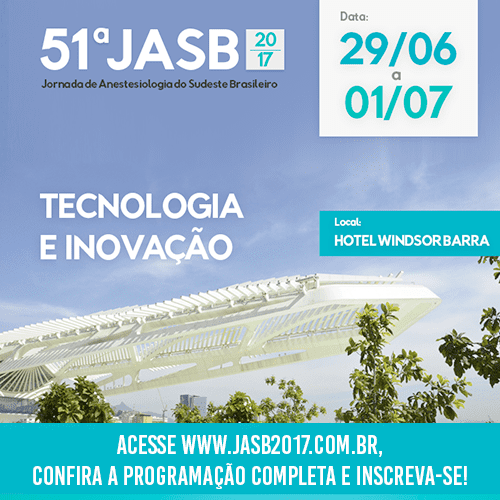 51ª JASB - Jornada de Anestesiologia do Sudeste Brasileiro - SBA